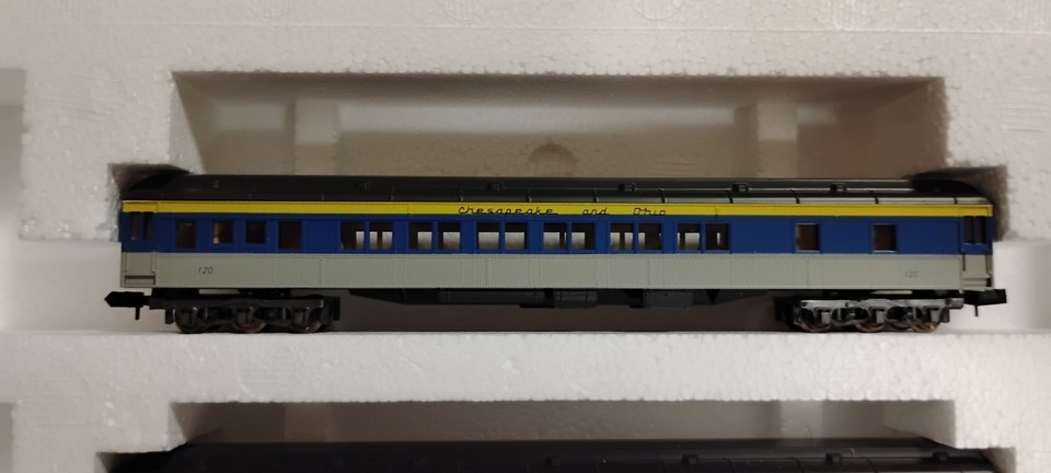 Rivarossi N Scale 3-Car Passenger Set 0565 C&O Original Box | eBay