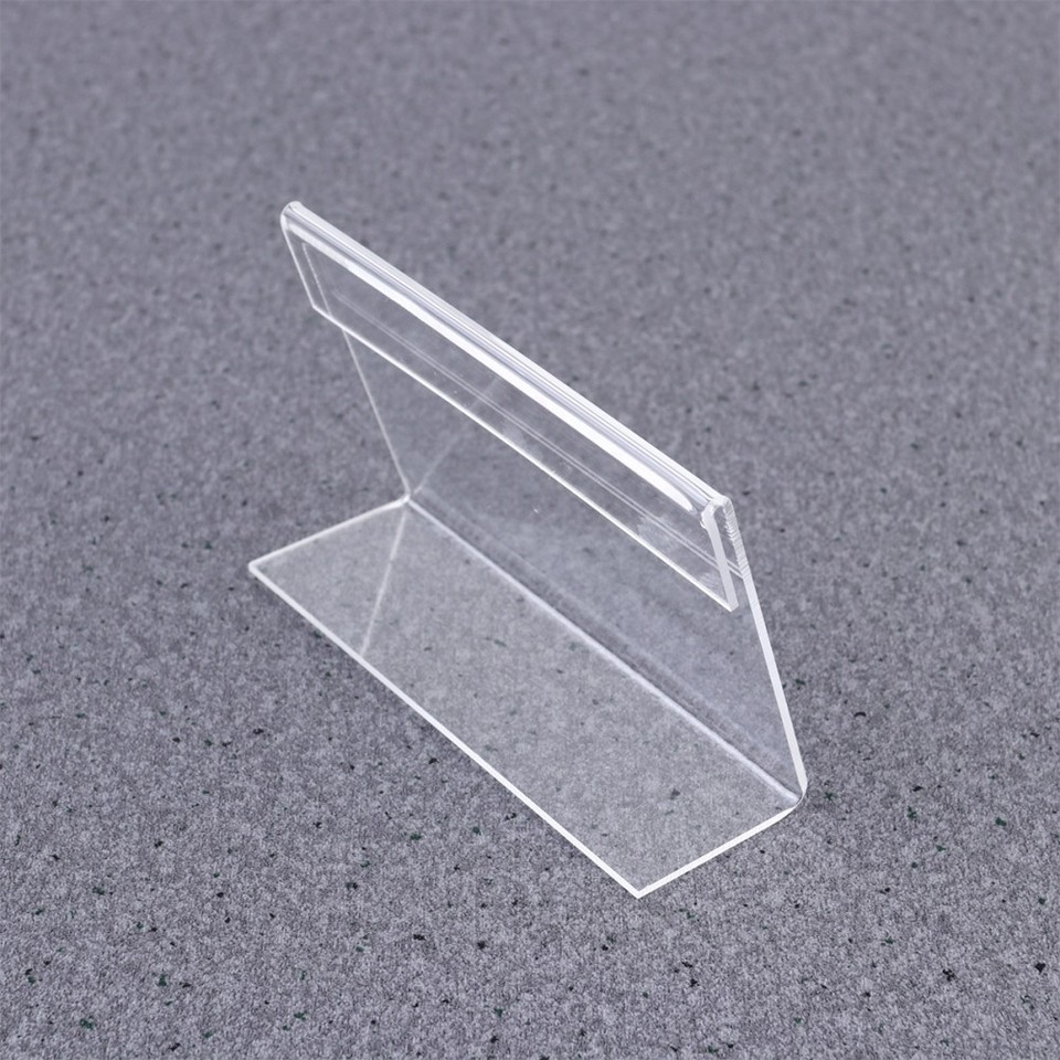 10pcs Transparent Desktop Paper Photo Holder Acrylic Meeting Display ...
