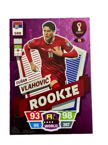 Brand New: 2022 Panini FIFA World Cup Dusan Vlahovic Serbia Rookie ...