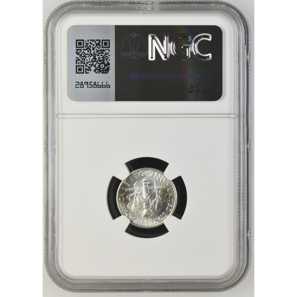 NGC 1964 D MS66 FT Roosevelt Silver Dime Full Torch 10c 8157891-059 | eBay