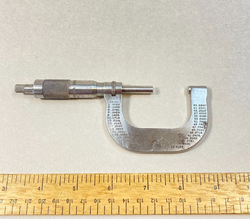 Brown & Sharpe Outside Micrometer 1-2" .0001" Narrow Anvil #48 USA | eBay
