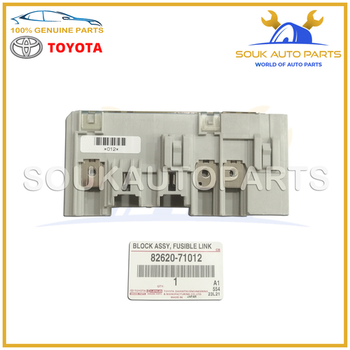 82620-71012 Genuine Toyota BLOCK ASSY, FUSIBLE LINK 8262071012 OEM | eBay