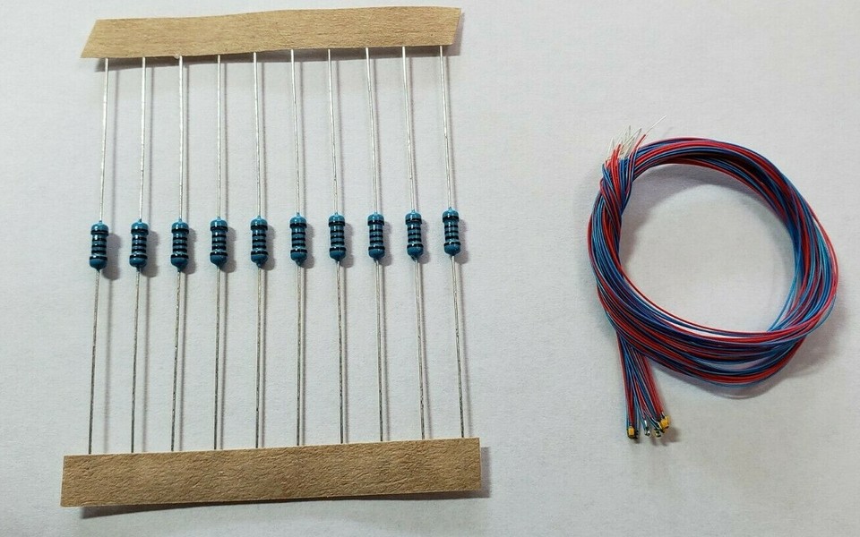 10Pcs Pre Wired 0402/603/805/1206 SMD LED many colors to choose W ...