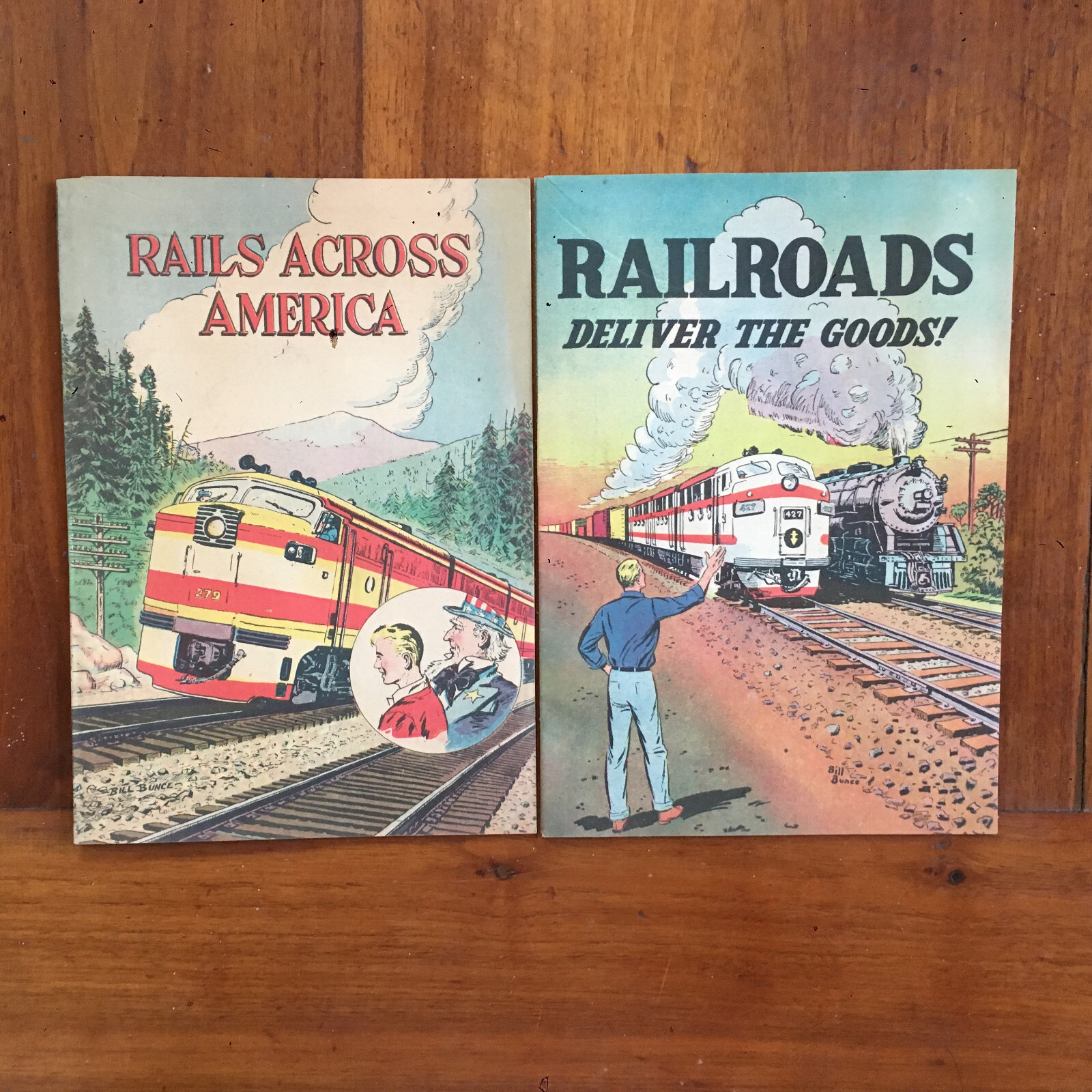 Vtg Lot Southern Railway Comics Rails Across America Railroads Deliver ...