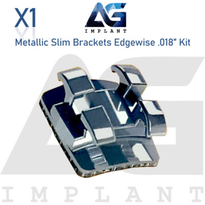 Metallic Slim Brackets Edgewise .018" Slot Kit Braces Orthodontic ...