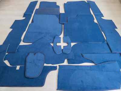 Floor Carpet Set Loop for Mercedes W123 Sedan Velour Floormat 15 Pieces ...