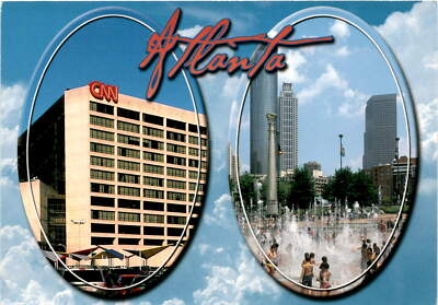 Atlanta, Georgia, postcard, Steve Yost, vibrant, energy, charm, APS Inc ...