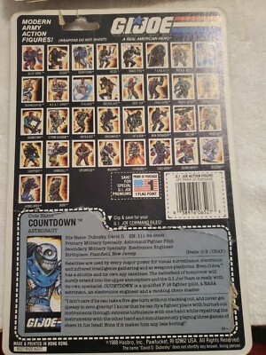 GI JOE COUNTDOWN FILE CARD Vintage Action Figure FULL CARD 1989 | eBay