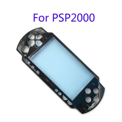 Black Housing Front Faceplate Case Shell Cover Replacement for PSP 2000 ...