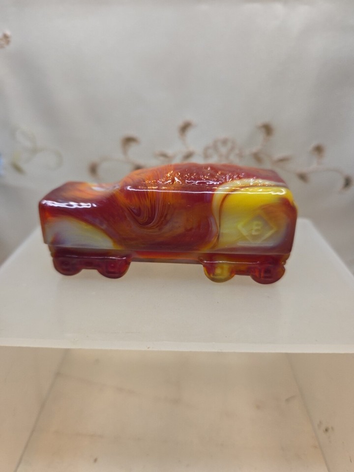 Boyd Special Train Set 7 Pc. Cobalt, Slag Glass & More Excellent ...