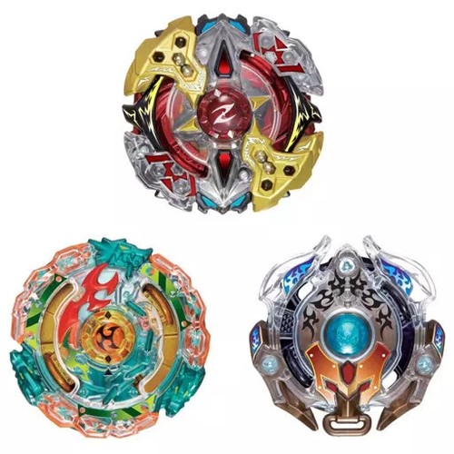 Beyblade Burst Toys B90 3On3 Battle Booster Set Galaxy Zeus Metal Balls ...