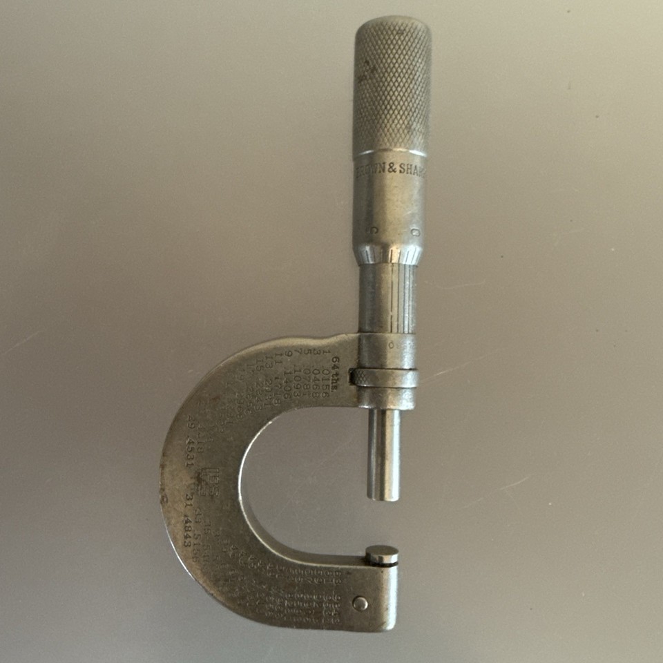 0-6" Dial Calipers Scherr-Tumic & Brown & Sharpe Micrometer - Pre-Owned ...