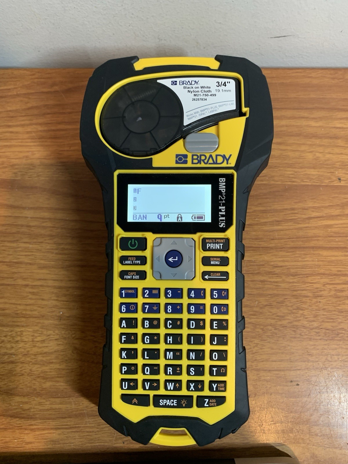 Brady BMP21-PLUS Handheld Portable Label Maker Printer (FOR PARTS) | eBay