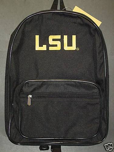NCAA Louisiana State University (LSU) Backpack, NEW | eBay