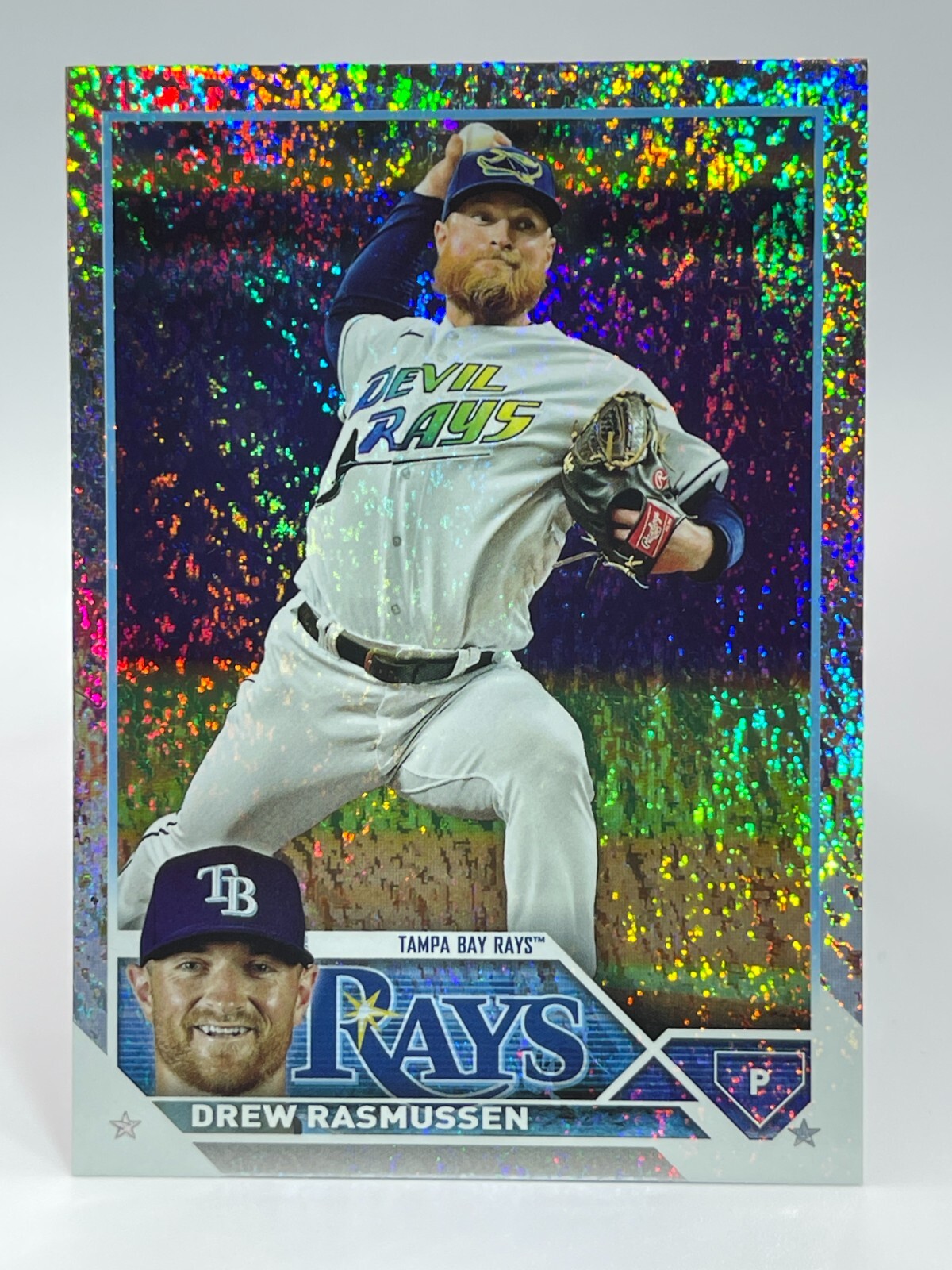 2023 Topps DREW RASMUSSEN Rays #449 Hobby Foilboard 045/426 Free ...