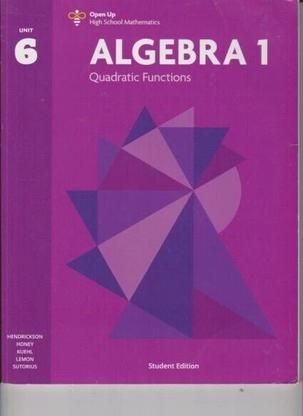 Algebra 1 Book Purple
