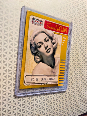 2015 Panini SCREEN LEGENDS LANA TURNER #12 /49 AA50 | eBay