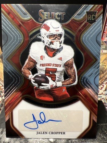2023 Select Draft Picks Jalen Cropper Rookie Signatures Silver #RS-JCR ...