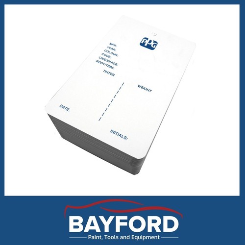 PAINT SPRAY OUT CARDS PPG PACK OF 150 - COLOUR MATCHING CARDS | eBay