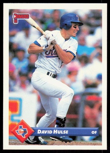 1993 Donruss 706 David Hulse Texas Rangers | eBay