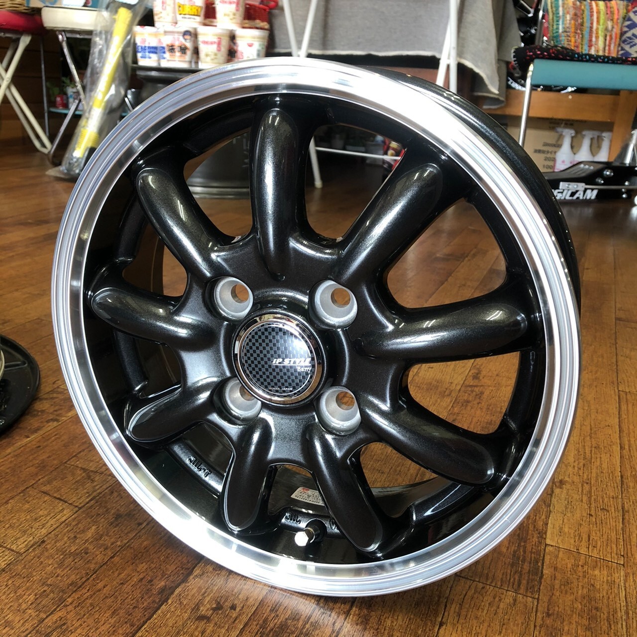 JP STYLE BANY Wheel 4Pcs. 13×4.0J 4/100 +42 x4 / JDM Mini Kei Truck ...