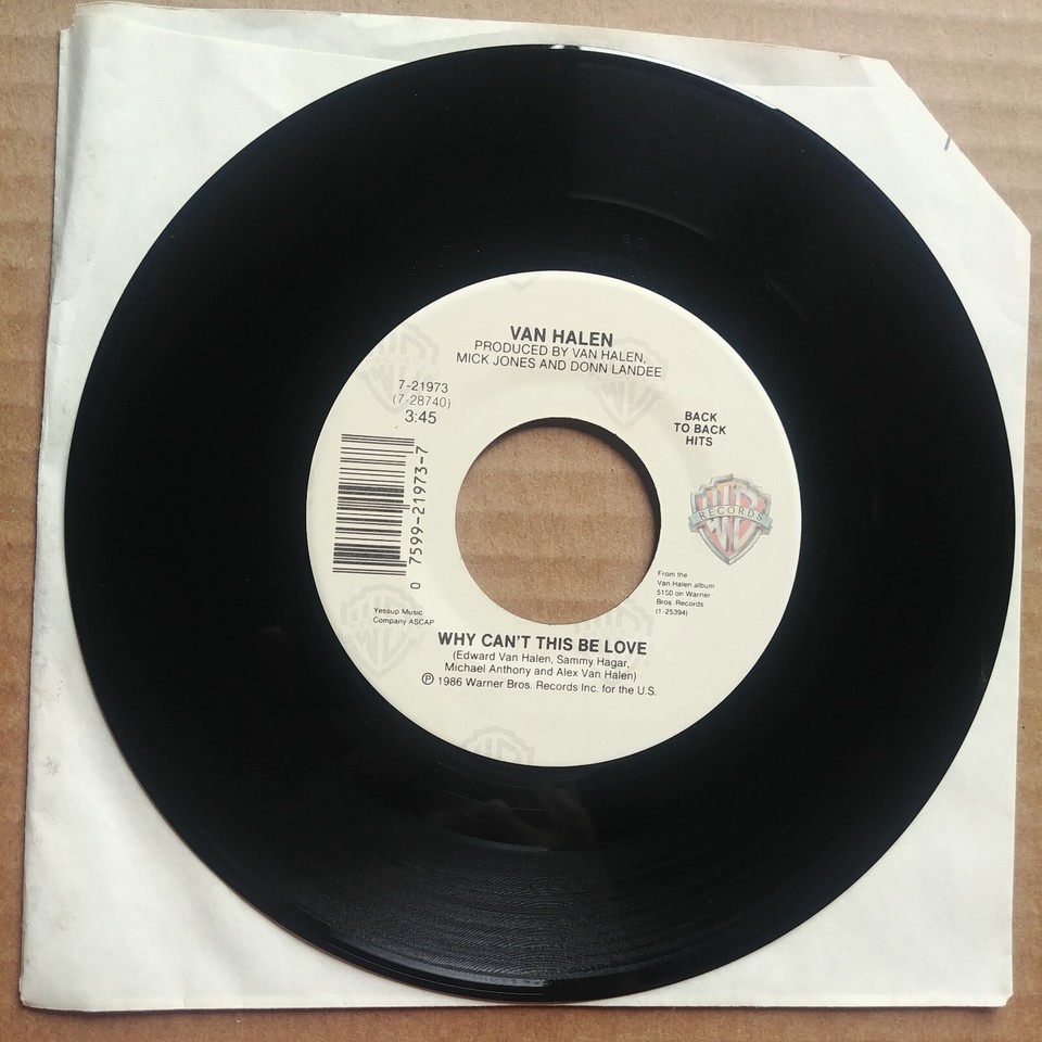 VAN HALEN Why Can't This Be Love/Love Walks In 45 7" POP ROCK Record ...