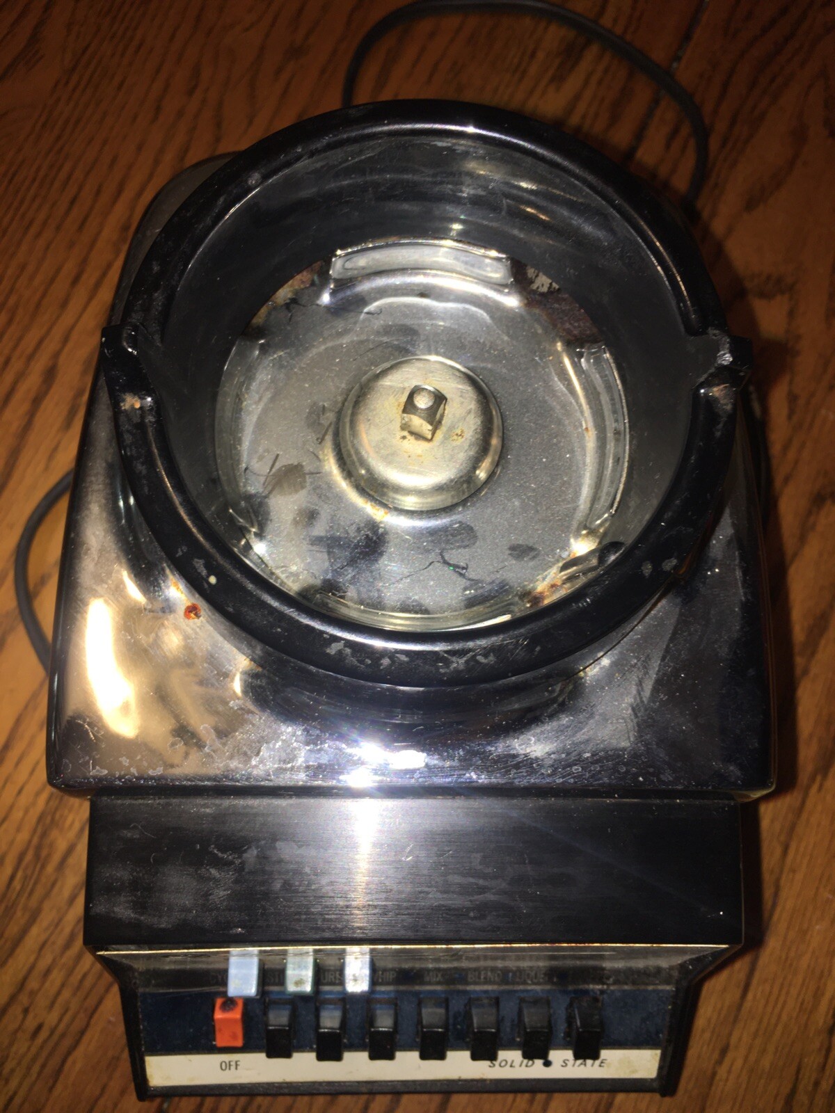 VTG Osterizer PULSE Matic BLENDER Shiny CHROME Black Glass PITCHER ...