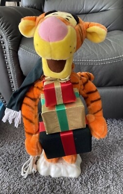 1995 Disney Telco Motionettes Winnie the Pooh TIGGER Animated Musical ...
