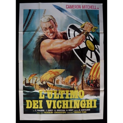 Affiche L'ULTIME DES VIKINGS Mitchell Purdom Gentilhomme Edmund Cameron ...