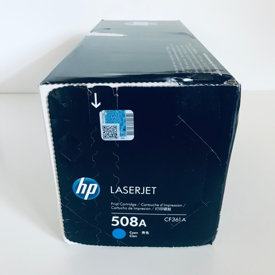 Genuine HP 508A CF361A Cyan Toner Print Cartridge for Hp LaserJet M552 ...