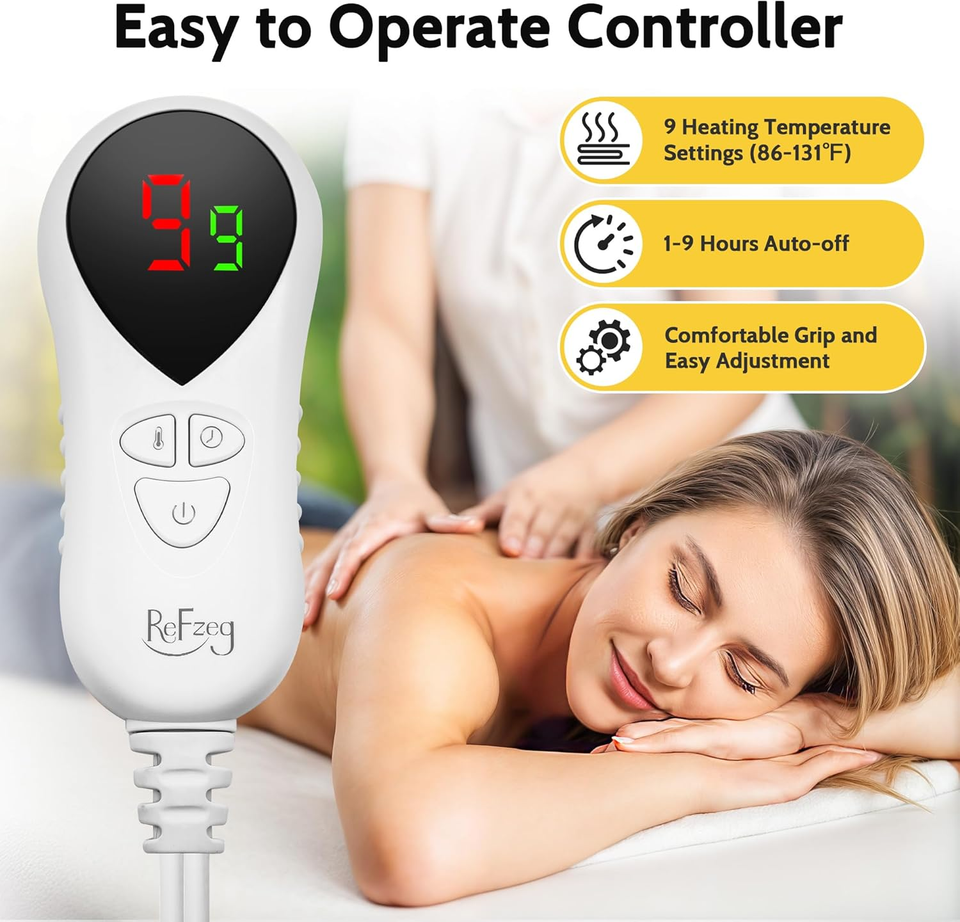 Massage Table Warmer Heating Pad Professional SPA Massage Bed Warmer 9 ...