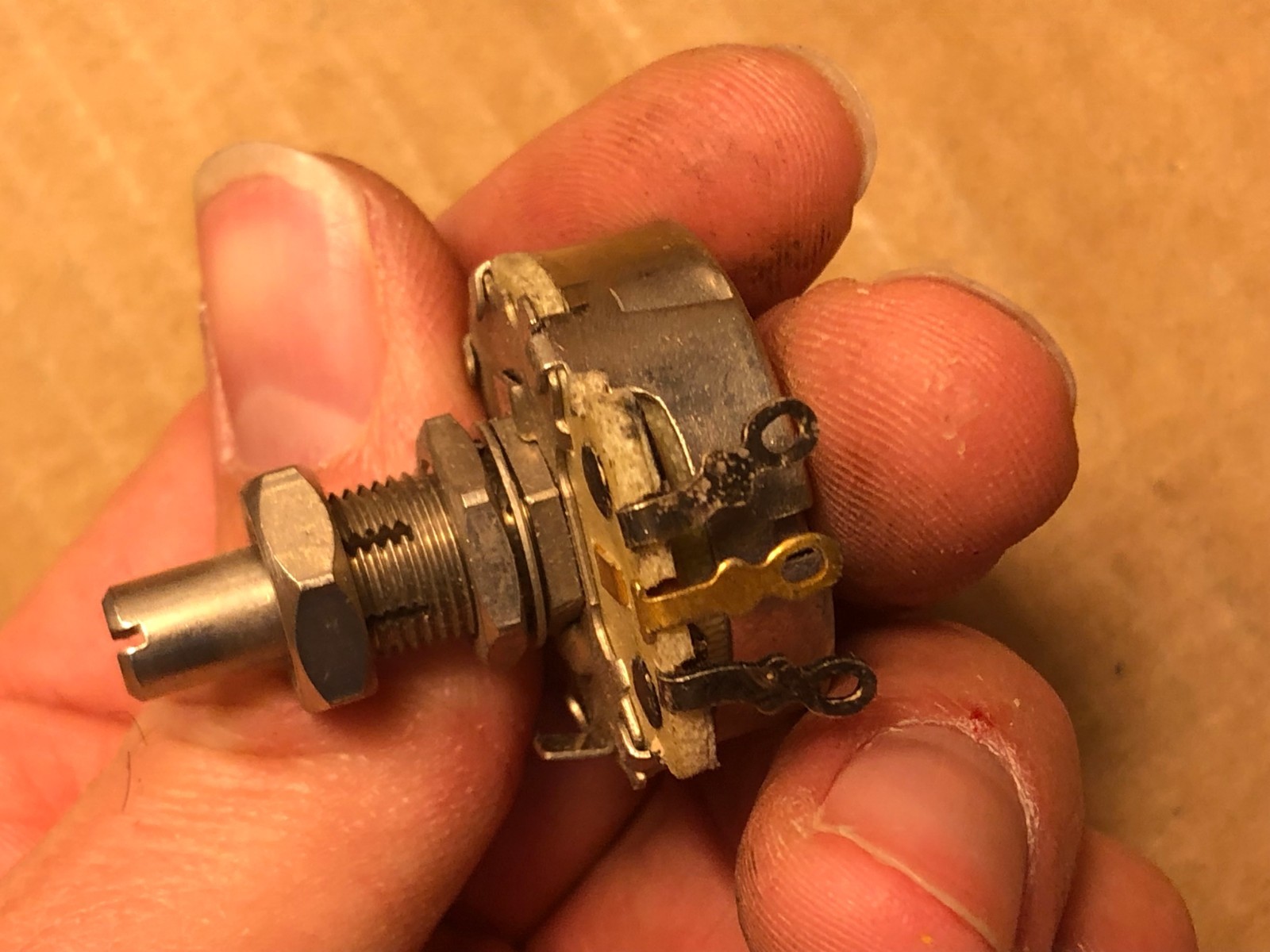 NOS Vintage CTS 250k ohm Guitar Amp Potentiometer 1961 Audio Taper (Qty ...