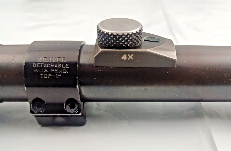 Vintage Unertl Hawk 4x Rifle Scope with 1" Weaver Mounts | eBay