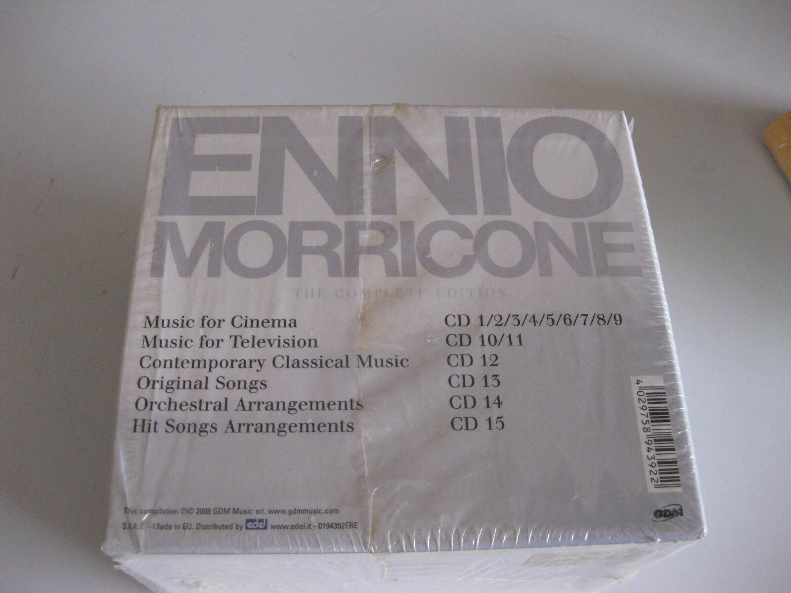 Ennio Morricone - Complete Edition (15 CD box) 2008 NEW Sealed Rare HTF ...