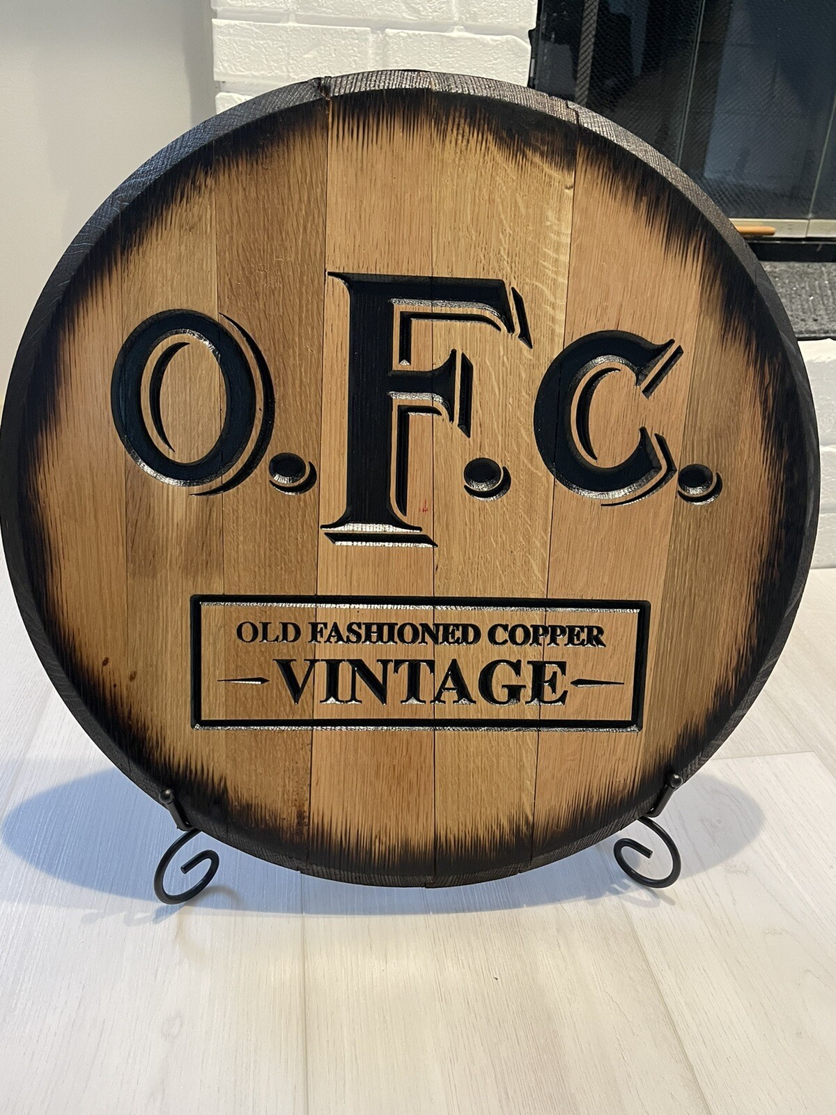 Authentic Buffalo Trace OFC Full Logo Distillery Bourbon Barrel Head 21 ...