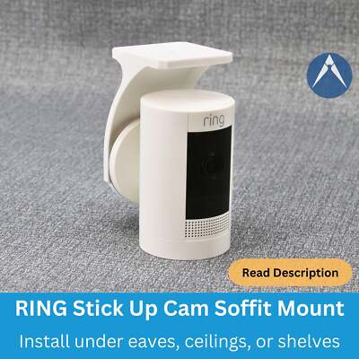 RING Stick Up Cam Soffit Mount / Install Under Eave or Ceiling | eBay