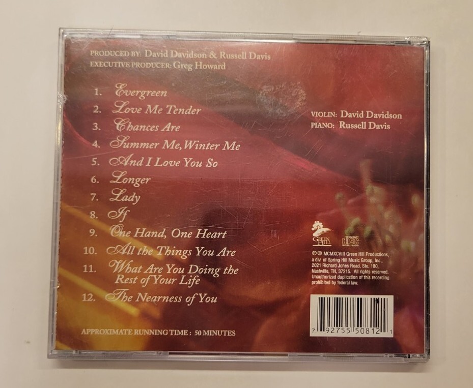 Heartstrings by Davidson & Davis Audio CD 12 Tracks for sale online | eBay