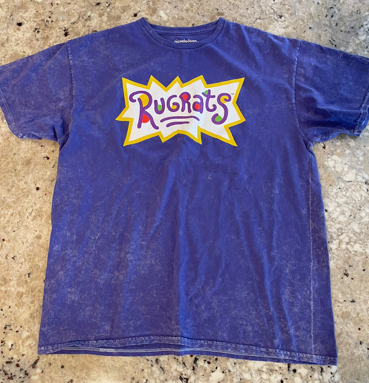 Nickelodeon Rugrats Purple T Shirt With Classic Logo - Gem