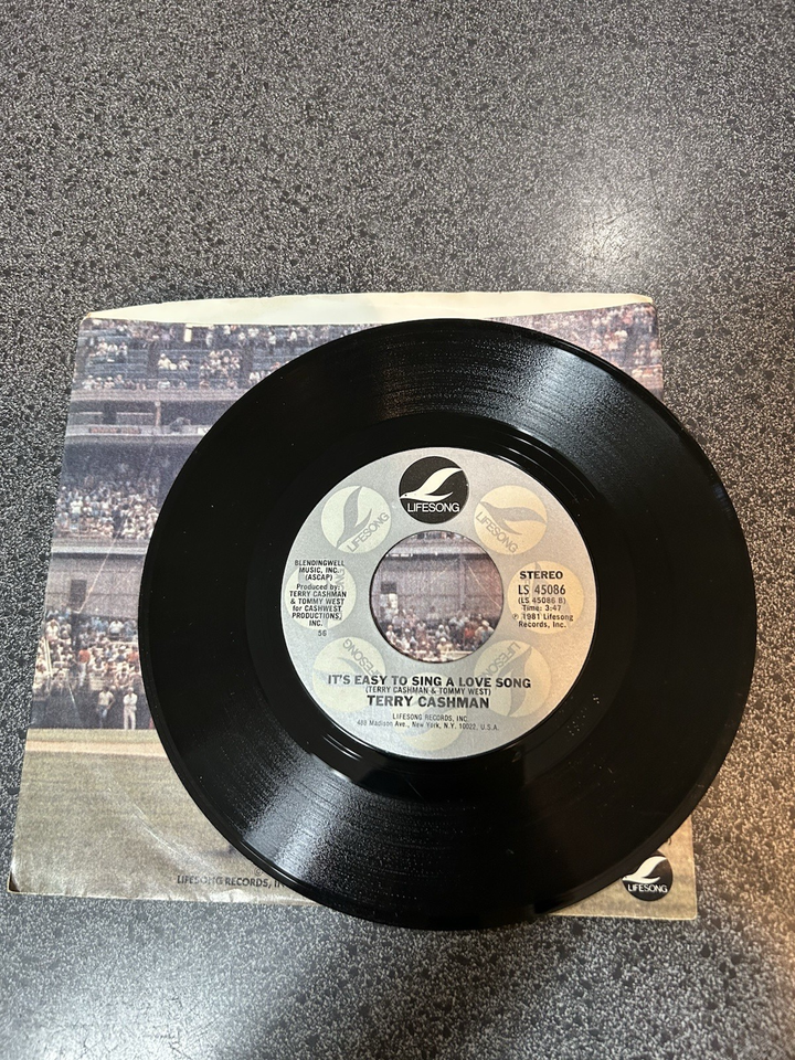 45 RPM Record Willie, Mickey & "The Duke" (Talkin' Baseball) by Terry ...