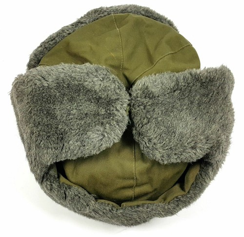Orginal Military Winter Hat Ushanka Czech Army Surplus Cold War Cap ...