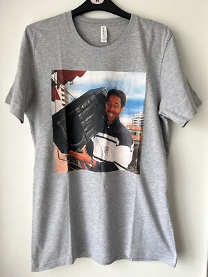 Thierry Henry Retro Rare Boombox Football Graphic Print T-Shirt Size ...