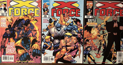 X-Force 82 86 88 1st Appearance of Bedlam! (1999 Marvel Comics) Three ...