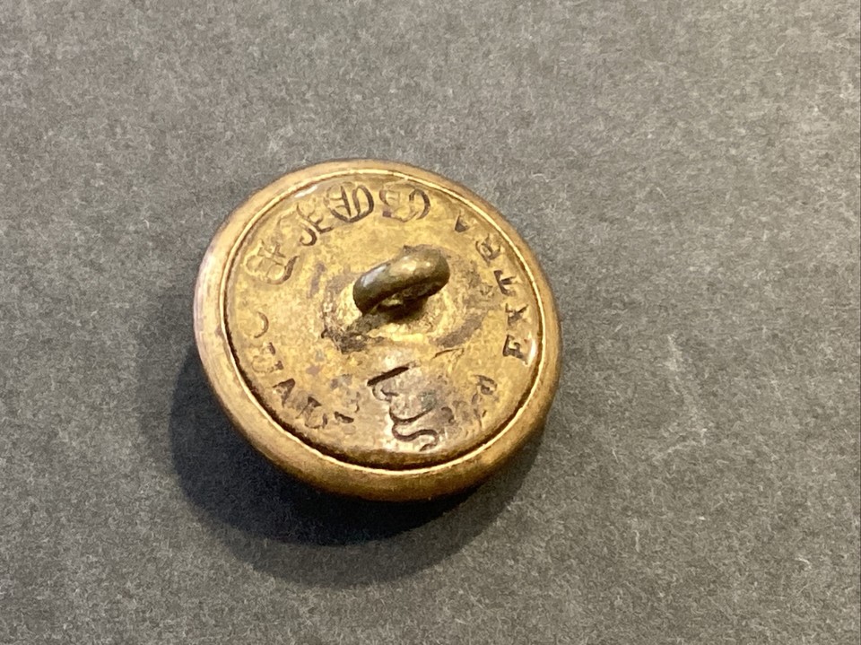 CIVIL WAR CONFEDERATE SOUTH CAROLINA PALMETTO GUARD UNIFORM BUTTON CSA ...