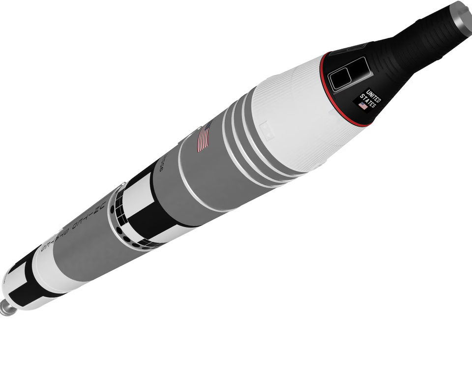 Nasa Martin Titan II Gemini Model Rocket Kit 1/144 100 72 Scale (Tri ...