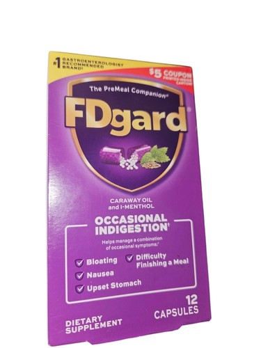 FDgard for Occasional Indigestion, 12 Capsules Exp02/2027 | eBay