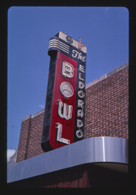 Eldorado Bowl sign #2 Route 36 Decatur Illinois 1980s Historic Old ...