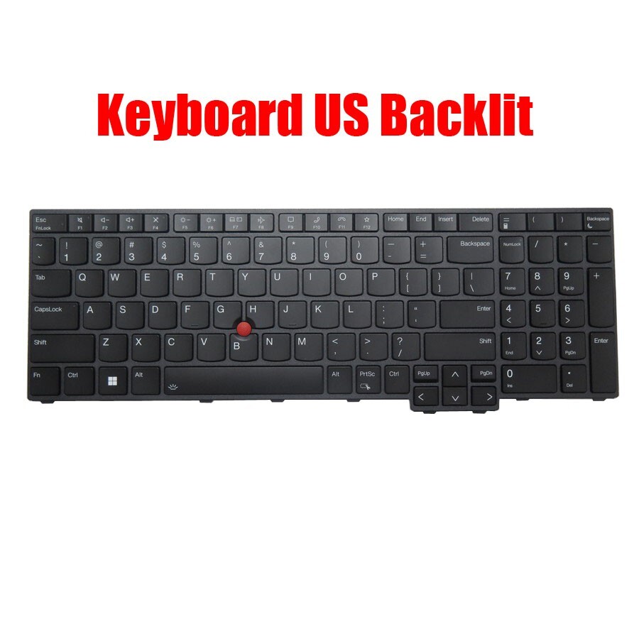 Keyboard US Backlit For Lenovo Thinkpad T16 Gen 1 P16S Gen 1 L15 Gen 3 ...