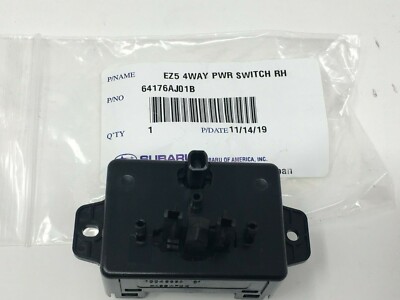2010-2014 Subaru Right Passenger Power Seat Switch Legacy Outback ...