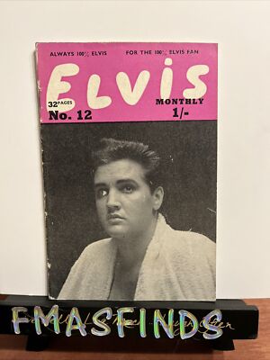 J3 Nov 1962 ELVIS PRESLEY Monthly Magazine No 12 Always 100% ELVIS | eBay