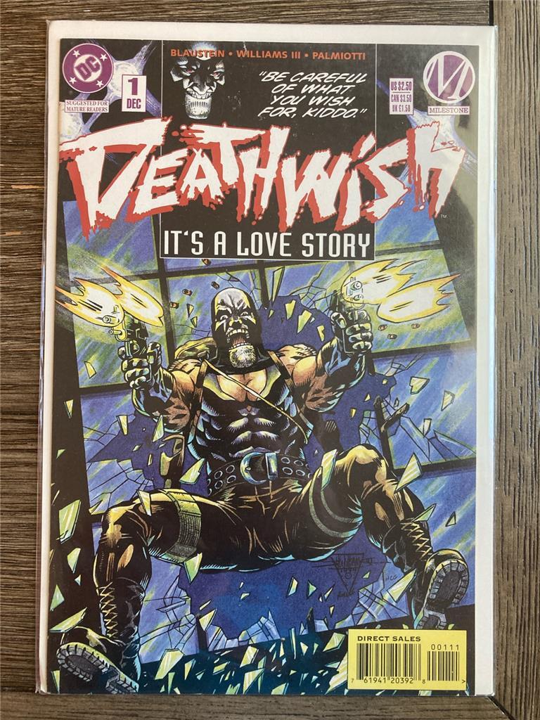 DC Collectible Comic Book Deathwish #1 (1994) | eBay